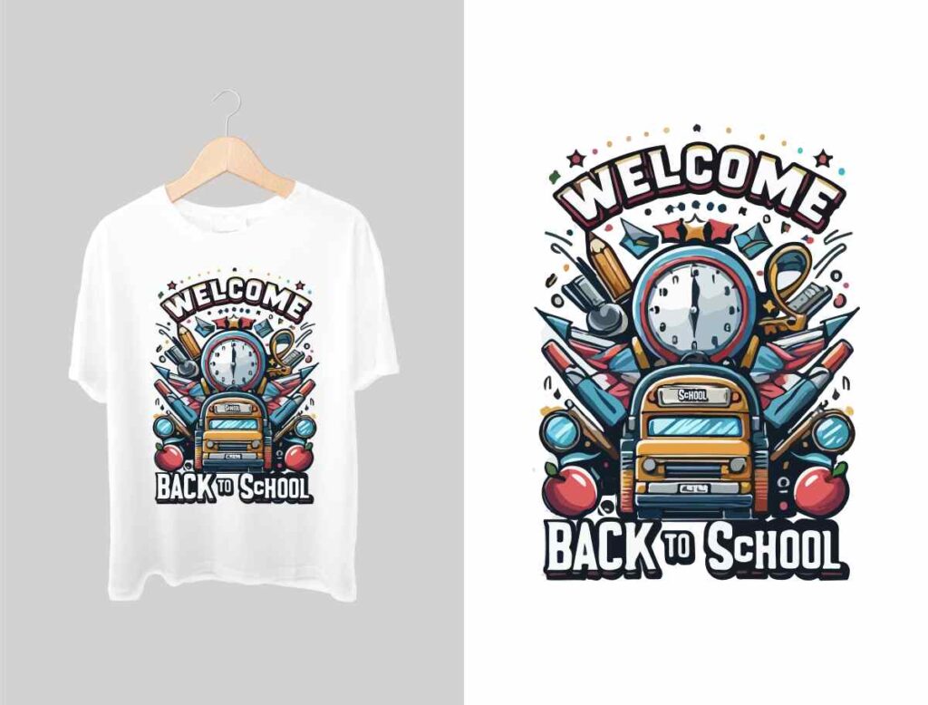Custom Back to School Tees New School Year - DTF Basic